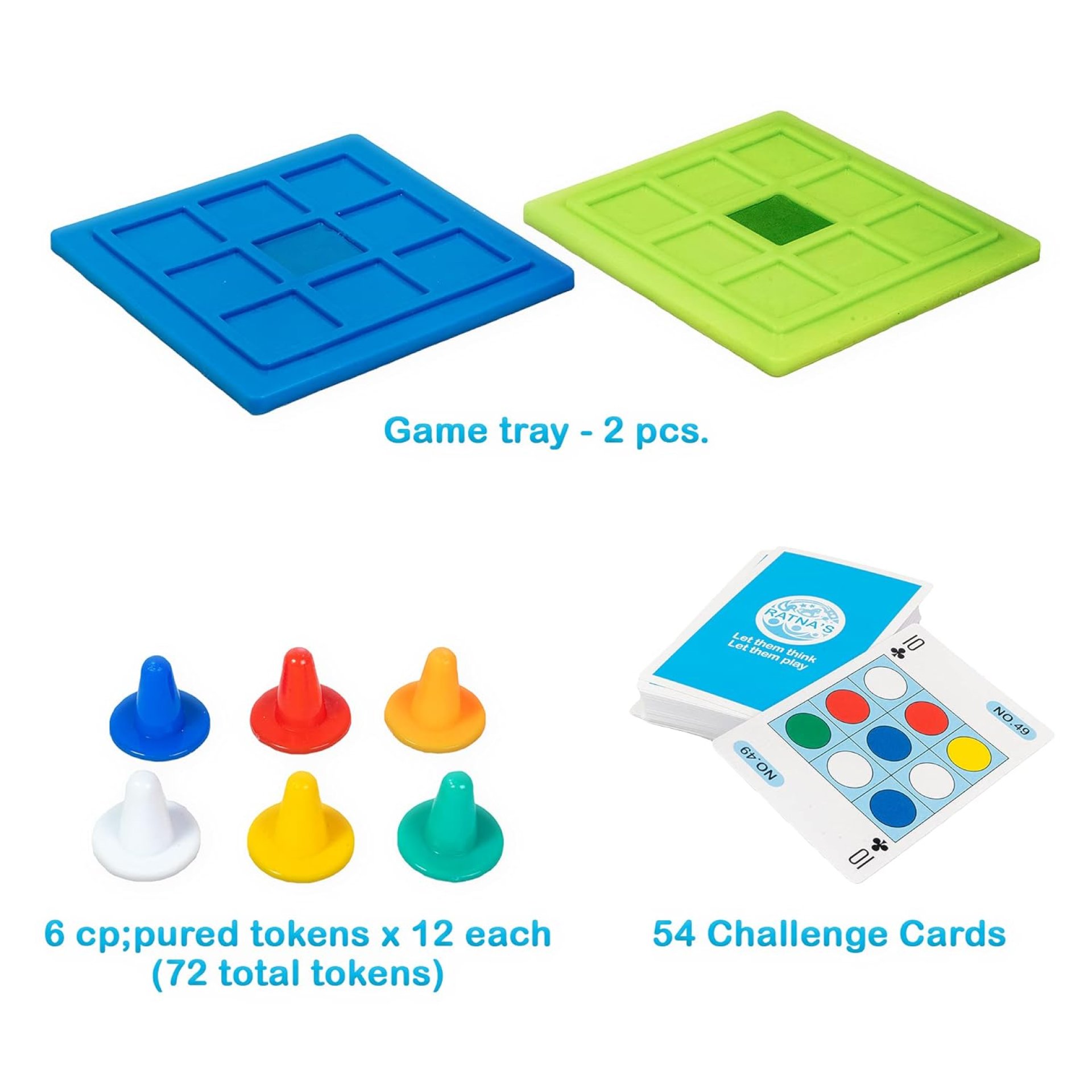 Ratna's Colour Race A Perfect Mind Challenge Game - Best Gifts for Kids